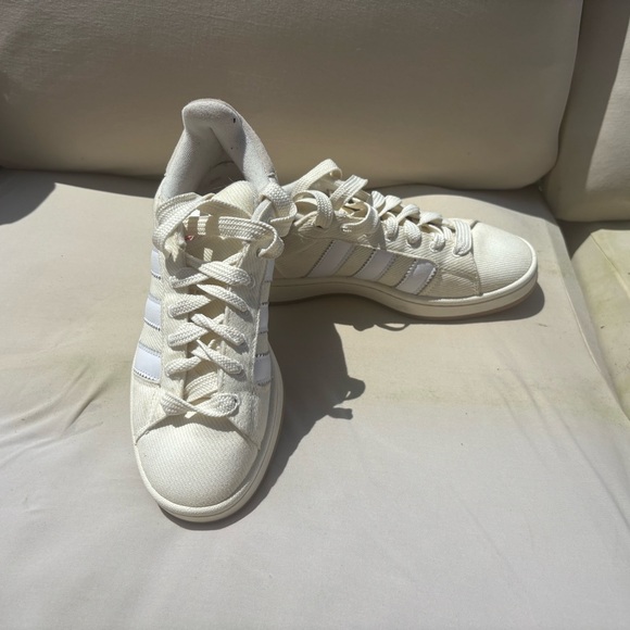 adidas | Shoes | Adidas Cream Athletic Shoes Sleek Design | Poshmark